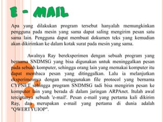 E - Mail | PPTX
