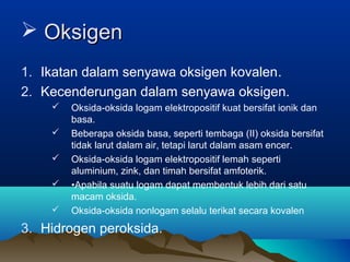 Power point kimia nitrogen dan oksigen | PPT