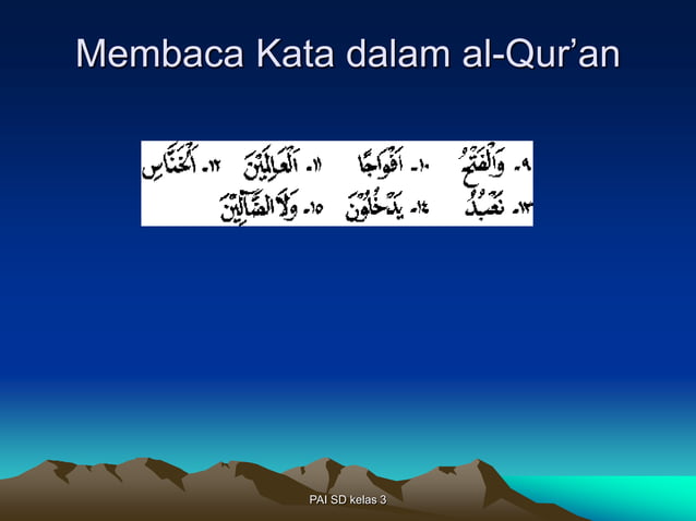 POWER POINT KLS 3 PAI SD ISLAM SMESTER 2 (DUA).ppt
