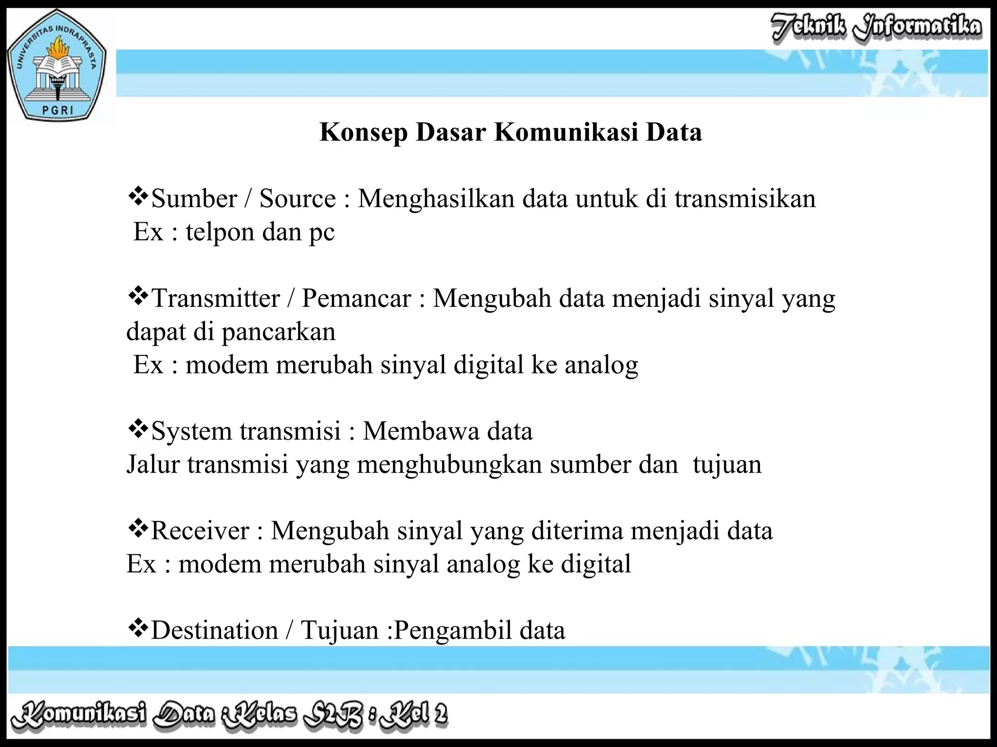 Power Point Presentasi Komunikasi Data | PPT