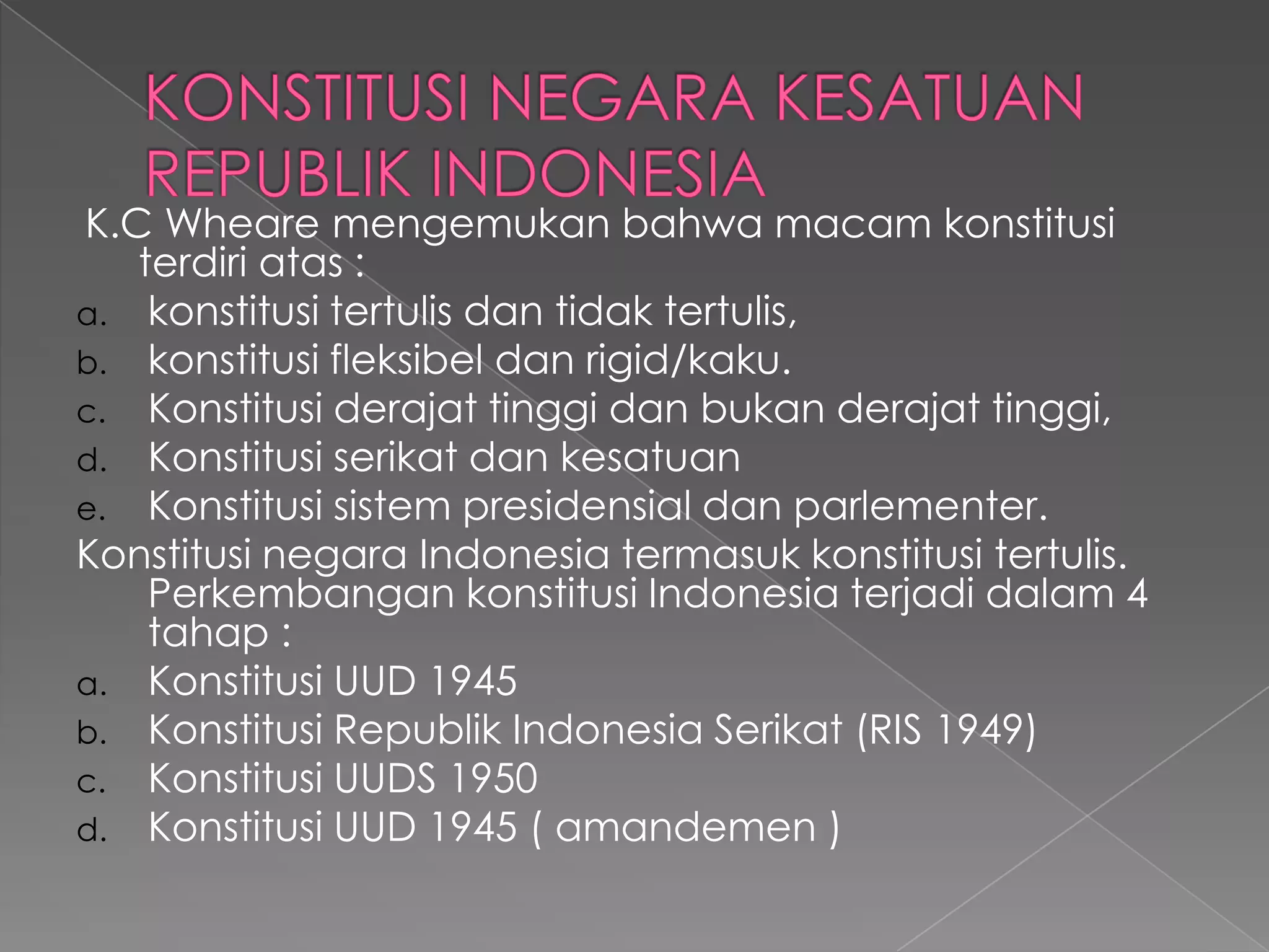 Power point konstitusi | PPTX