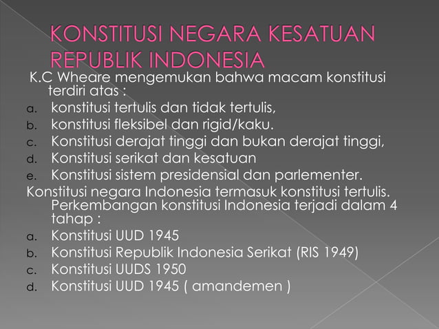 Power point konstitusi | PPTX