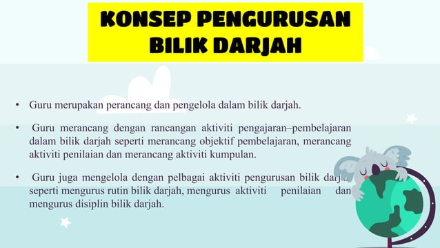 Pengurusan Pembelajaran (KPS3014) - Topik 6 : Pengurusan Bilik Darjah | PPT