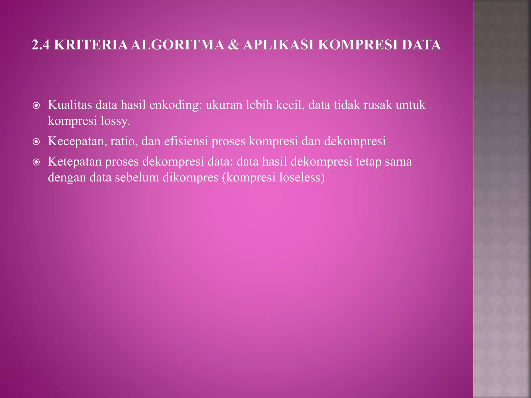 Power point Kompresi dan Dekompresi | PPTX