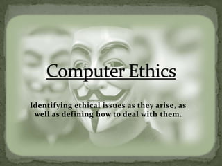 PPT Lab Assignment - Computers - Computer Ethics | PPT