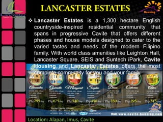 Lancaster New City Cavite1 | PPTX