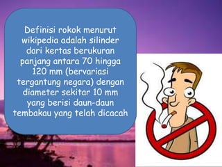 Power point layanan informasi merokok | PPT