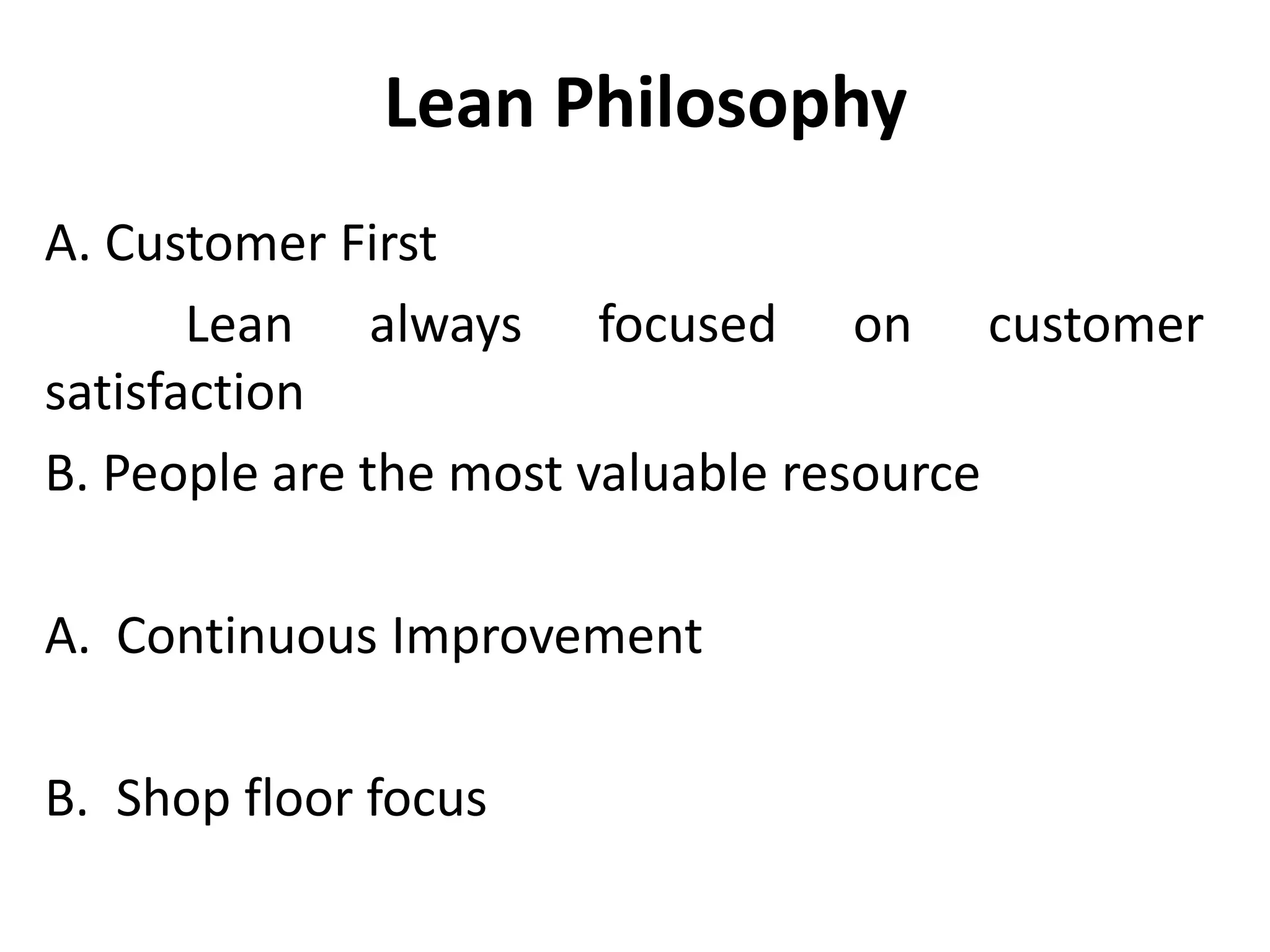 Power point lean | PPT