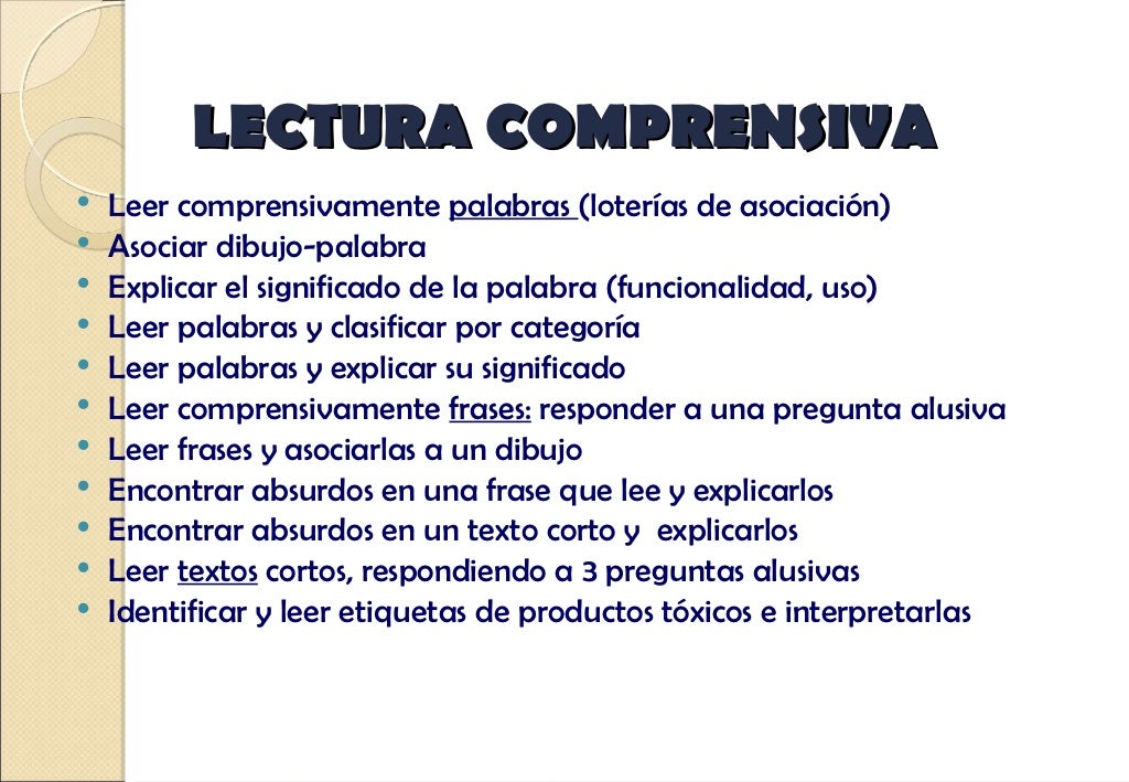 Power point lectura y escritura