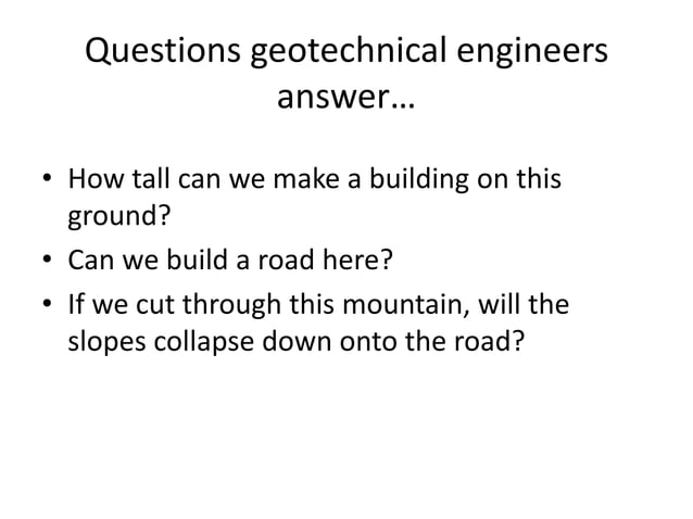 Geotechnical Engineering | PPTX