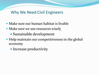 Introduction to Civil Engineering | PPTX