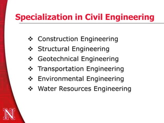 Introduction to Civil Engineering | PPTX