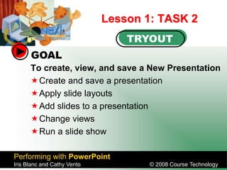 Power point lesson 1 | PPTX