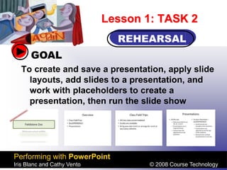 Power point lesson 1 | PPTX
