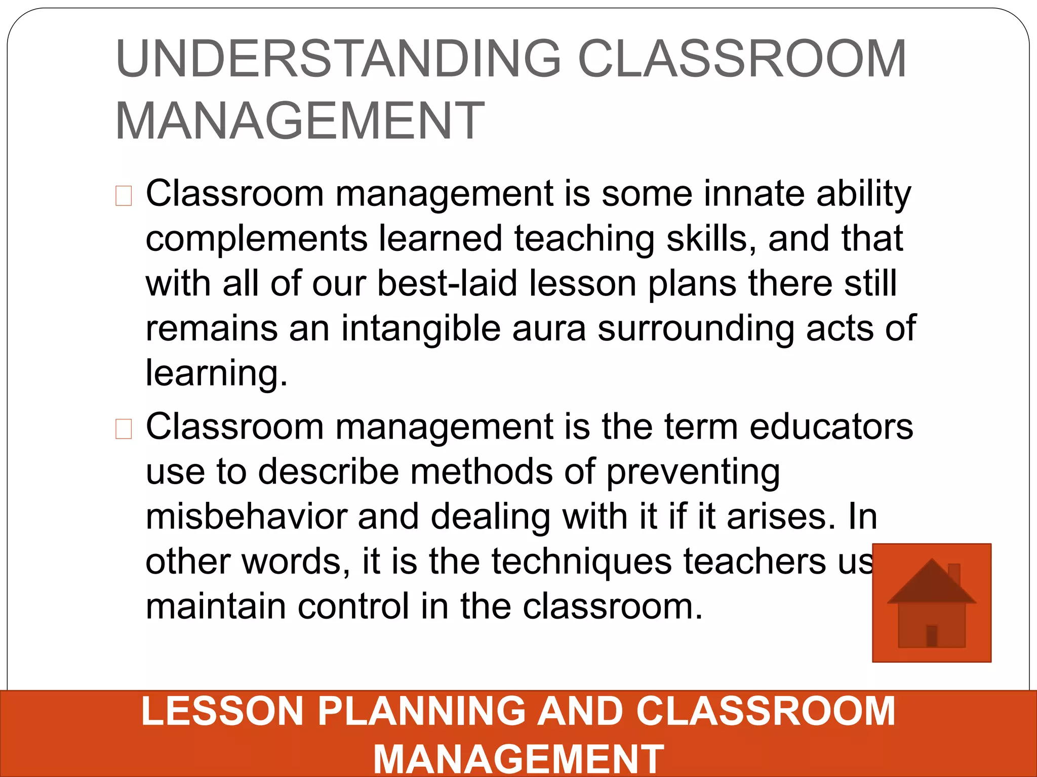 Power point lesson plan and classroom management | PPTX