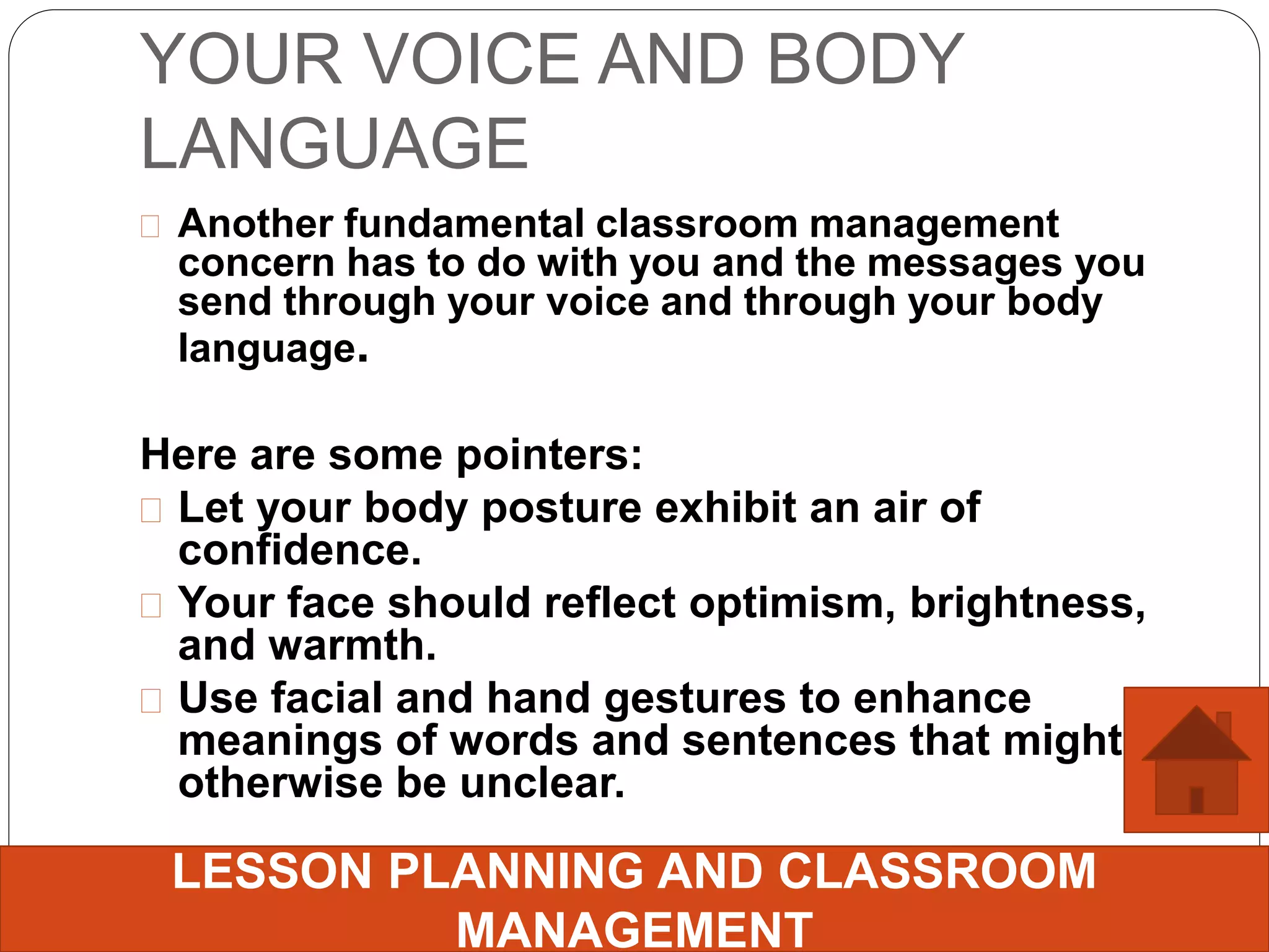 Power point lesson plan and classroom management | PPT