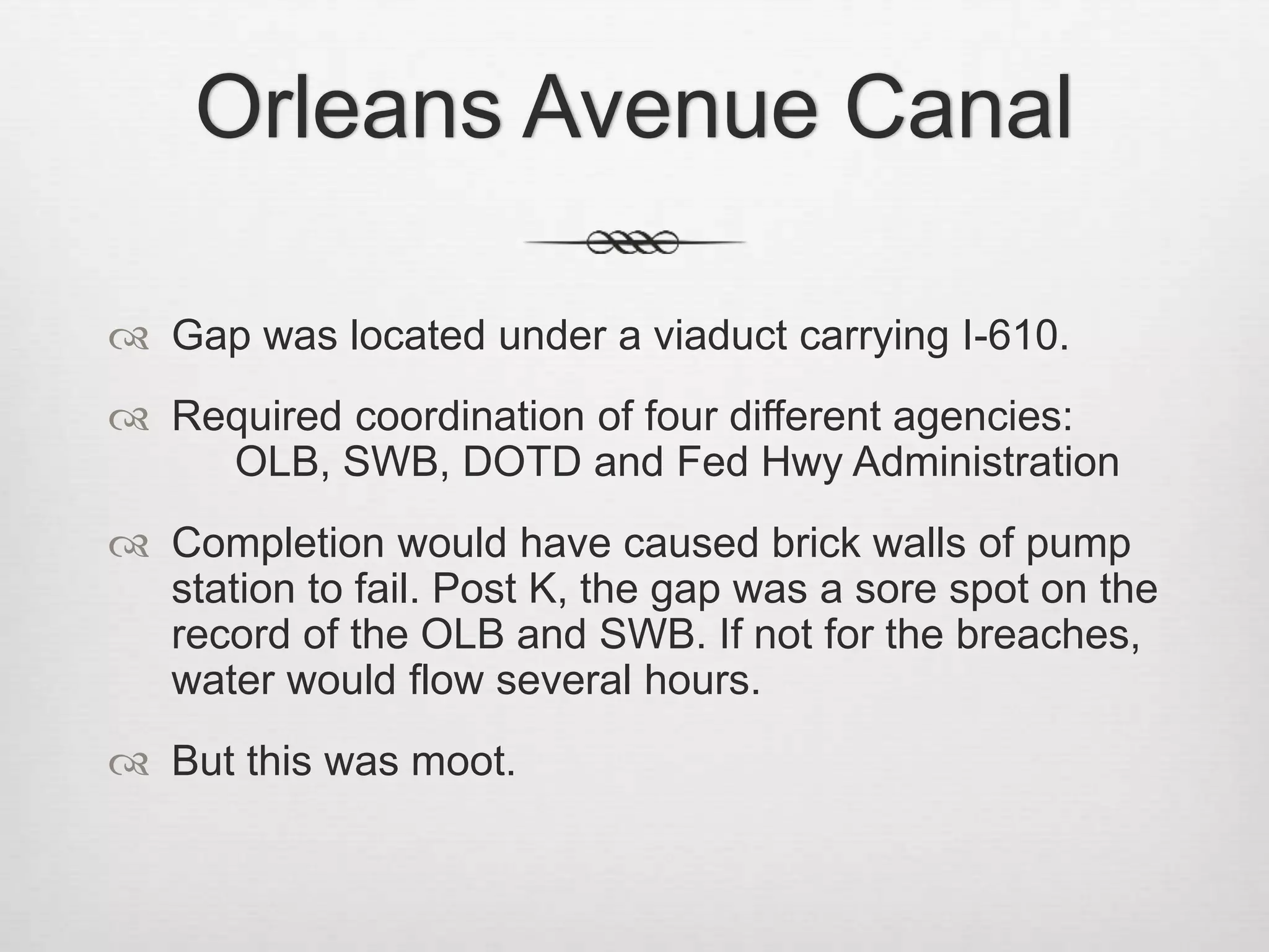 New Orleans Levee Breaches during Hurricane Katrina | PPT