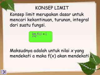 Limit Fungsi Matematika | PDF