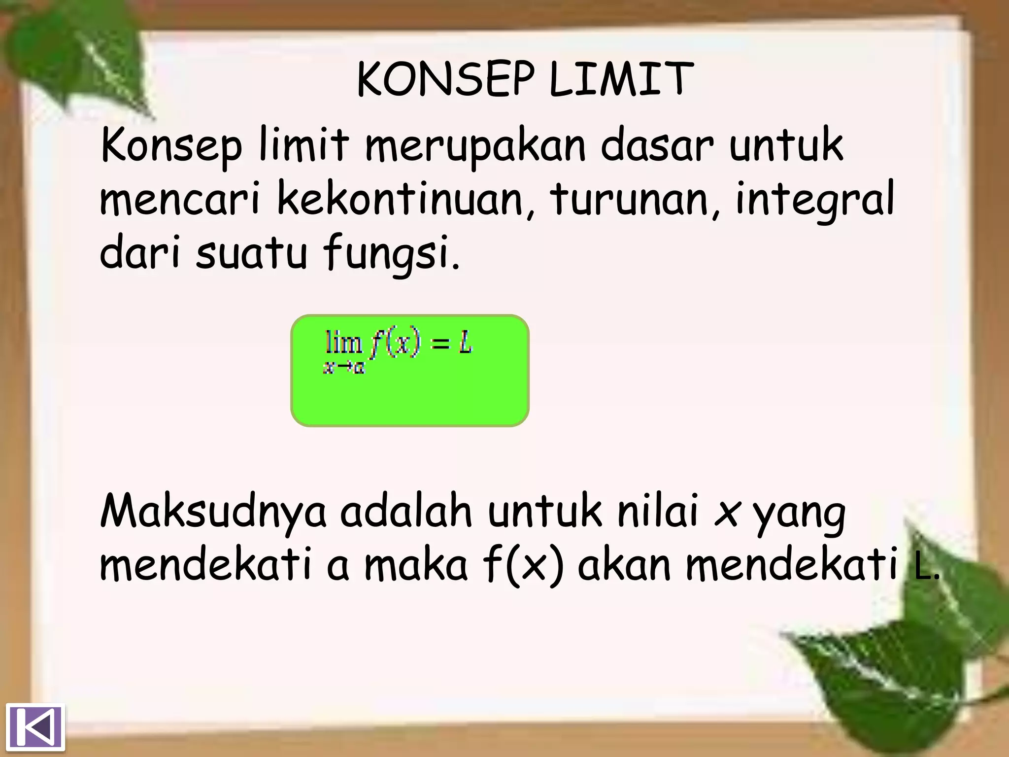 Power point limit fungsi | PPTX