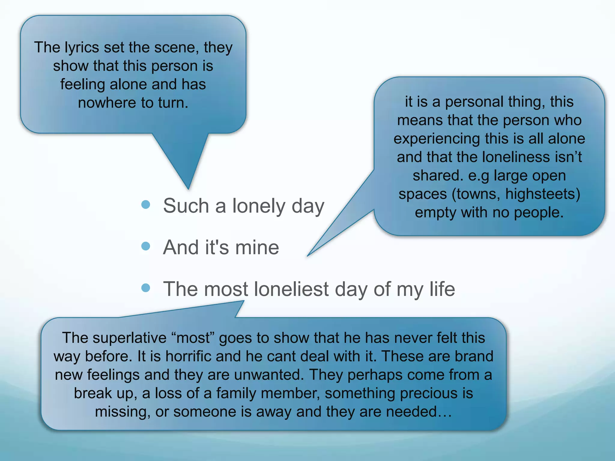 Powerpoint, lonely day | PPTX