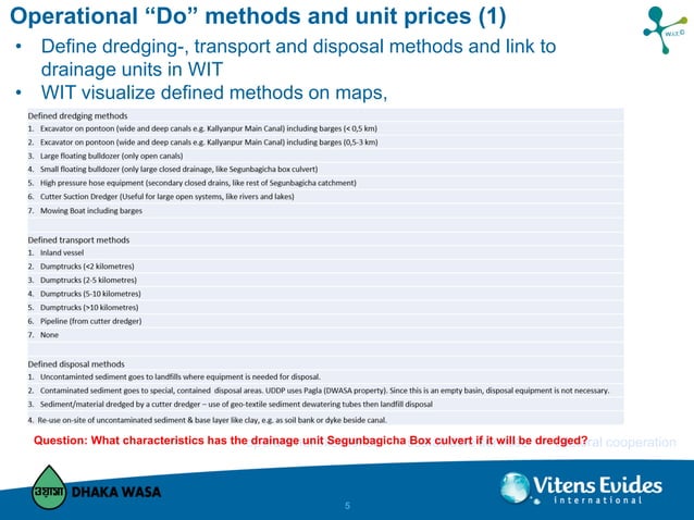 Powerpoint long term dredging plan using W.I.T. | PPT