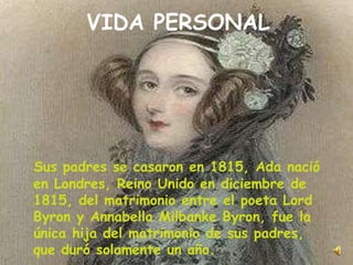 Ada Byron Lovelace | PPTX