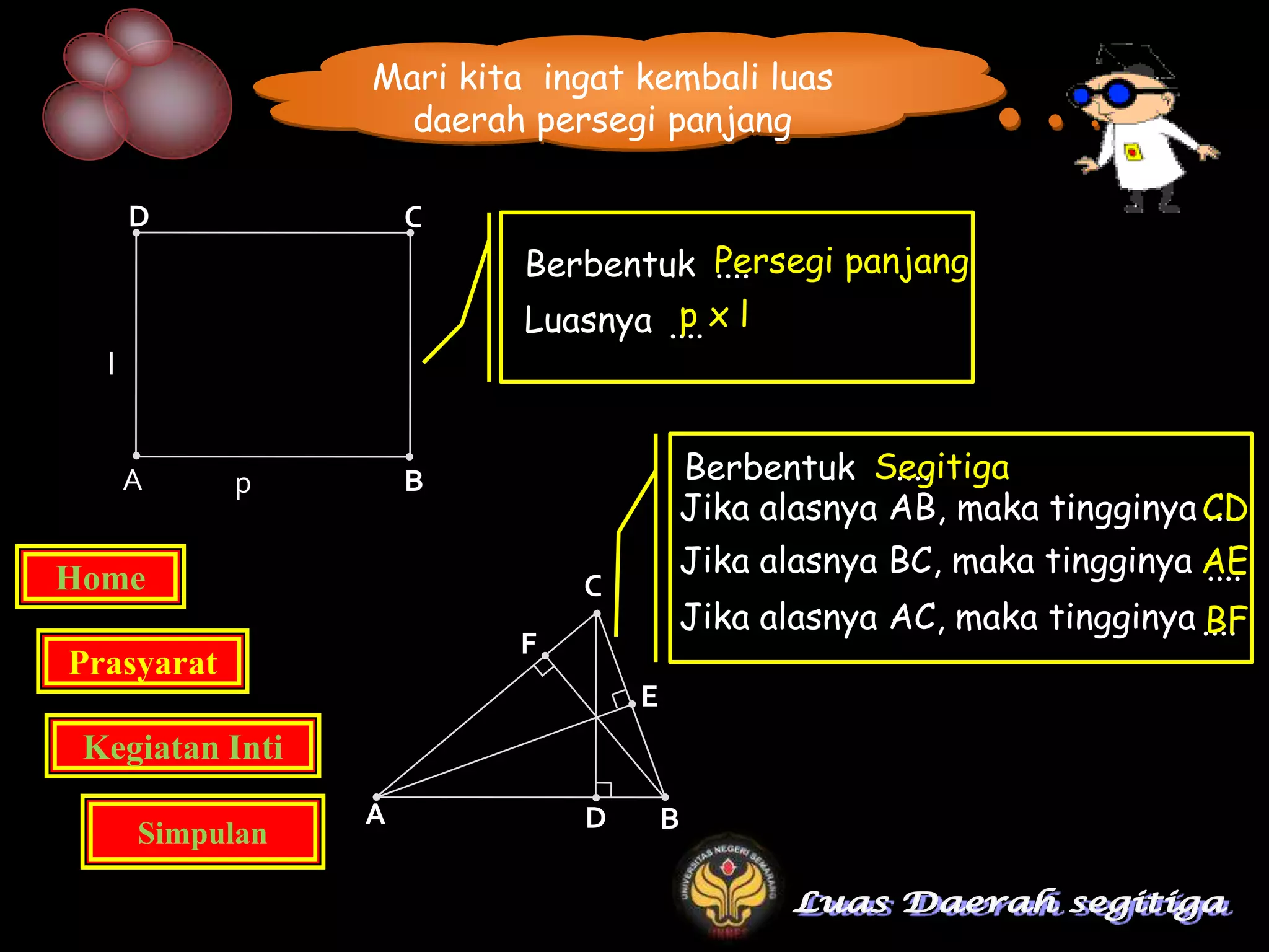 Power point luas daerah segitiga | PPTX