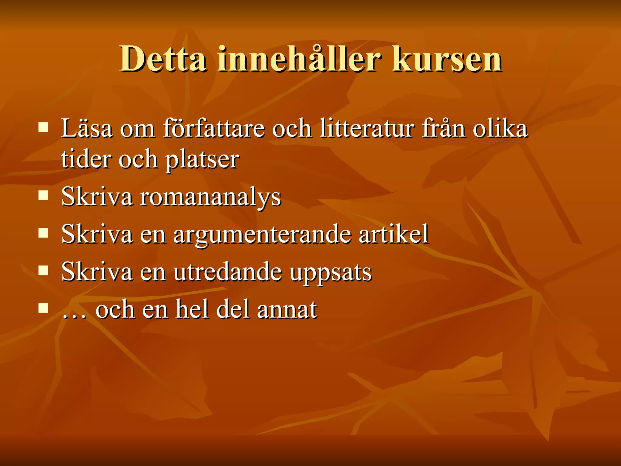 Powerpoint LäXa Till Ikt Kursen | PPT