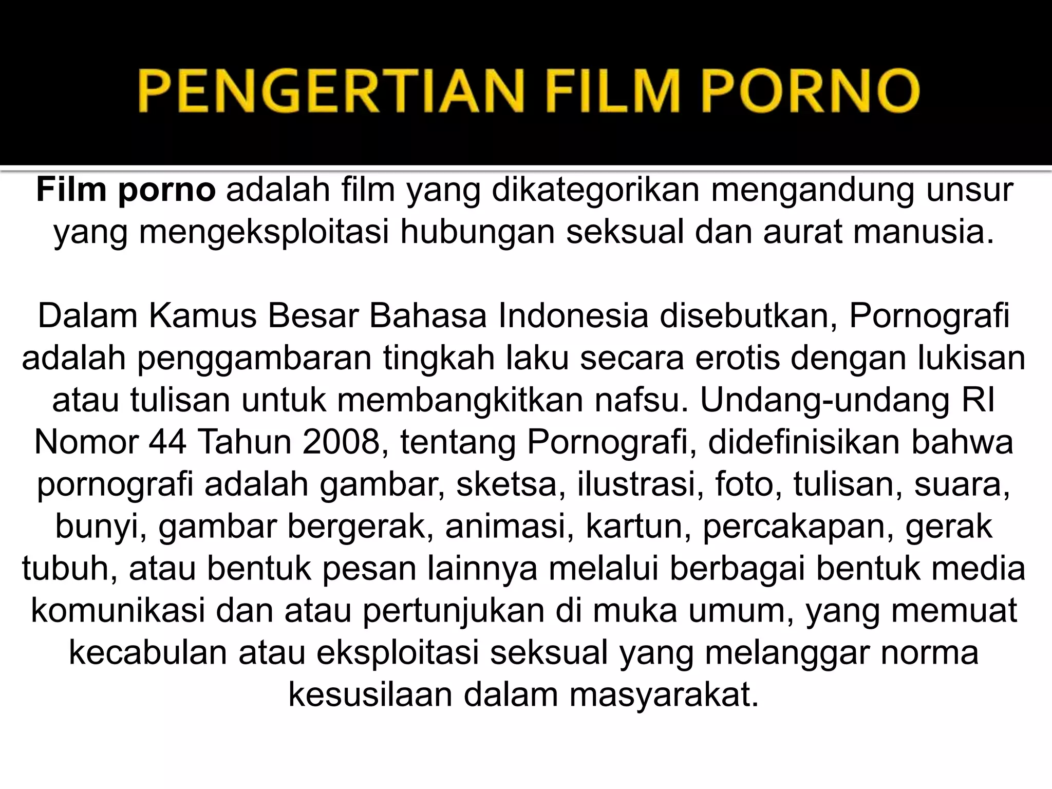 Powerpoint makalah efek negatif porno | PPTX
