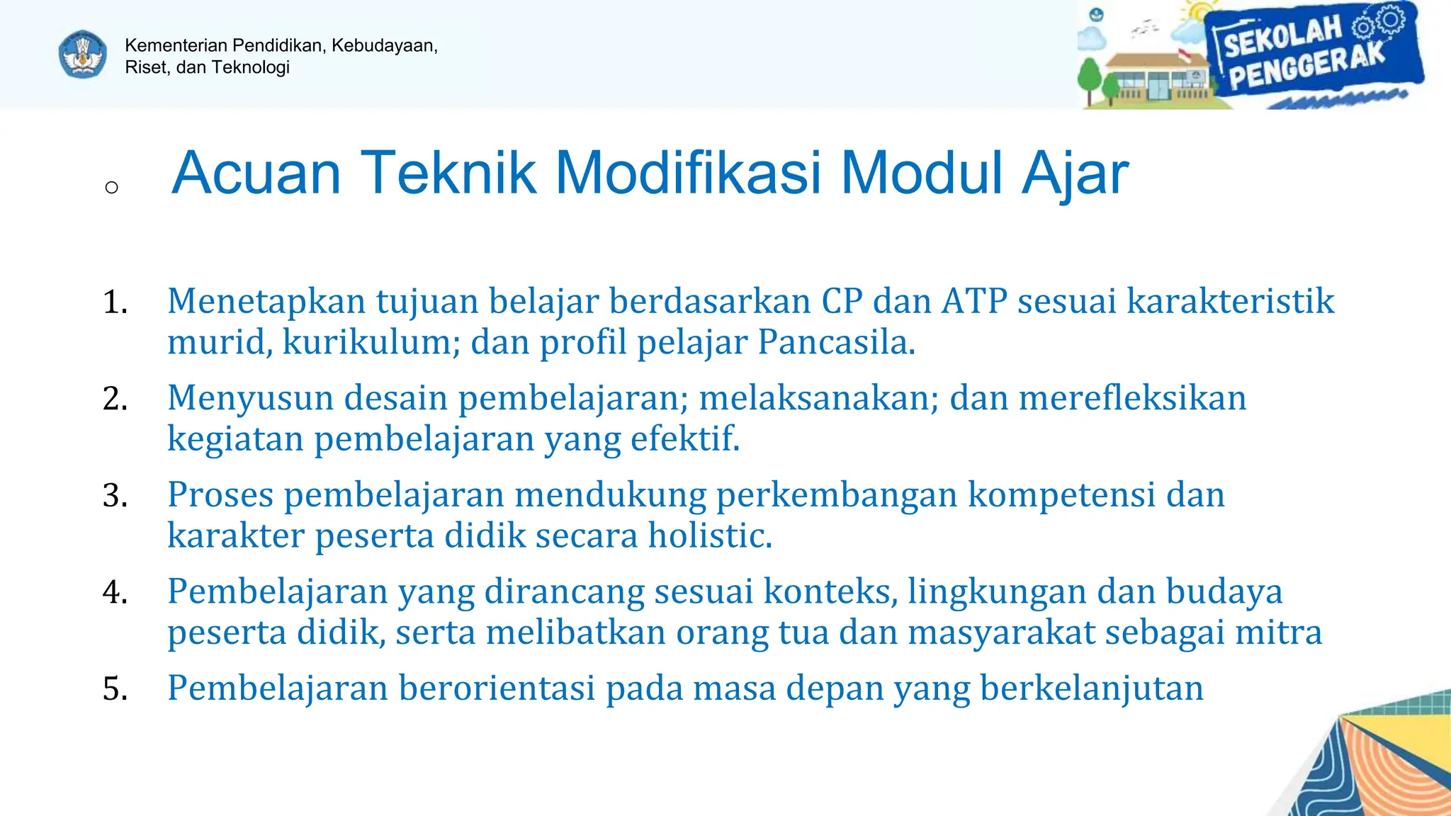 Powerpoint Materi Menyusun dan Merencanakan Modul Ajar | PPTX