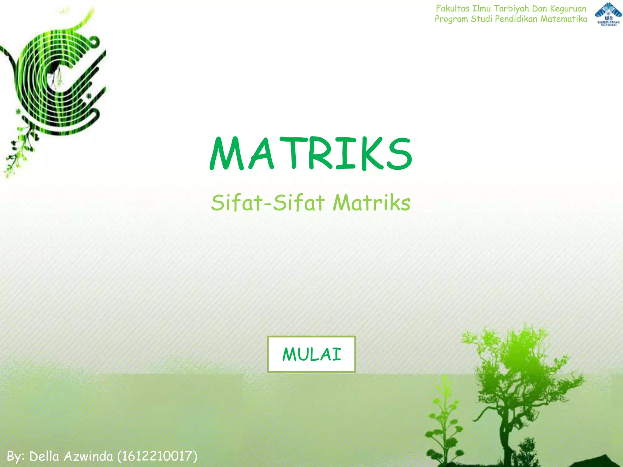 Power point matriks 2019 | PPT