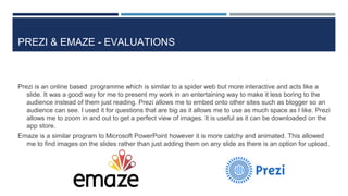 HOW DID YOU USE MEDIA TECHNOLOGIES IN THE CONSTRUCTION AND RESEARCH, PLANNING AND EVALUATION ...