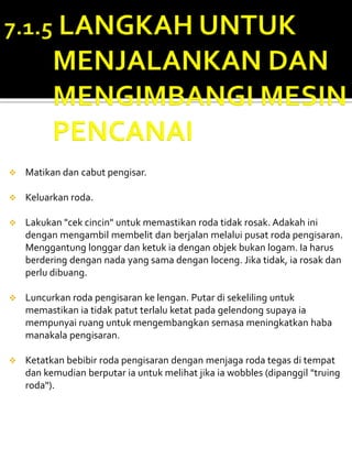 Power point mesin mencanai | PPTX