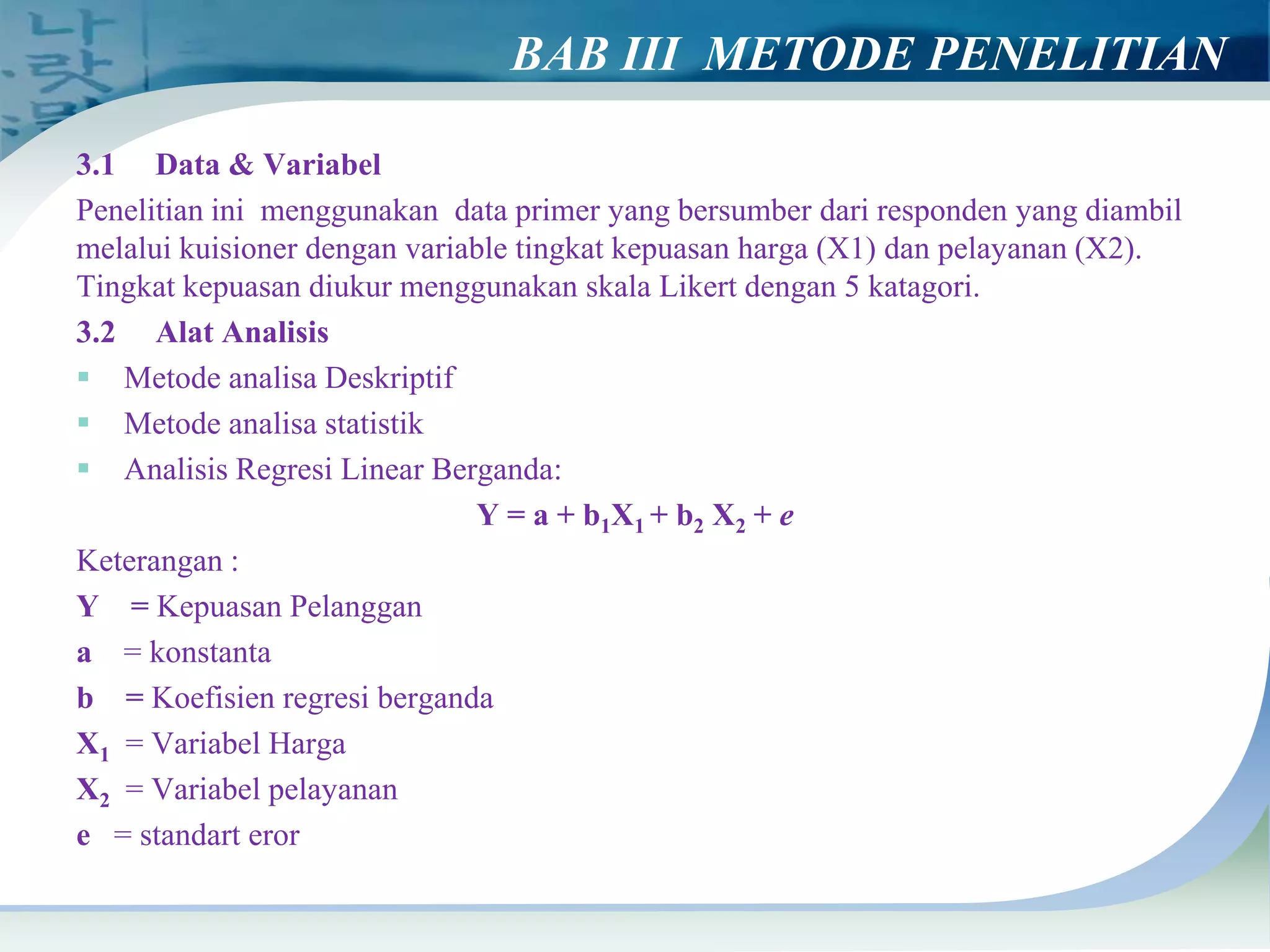 Powerpoint metode riset novia | PPT