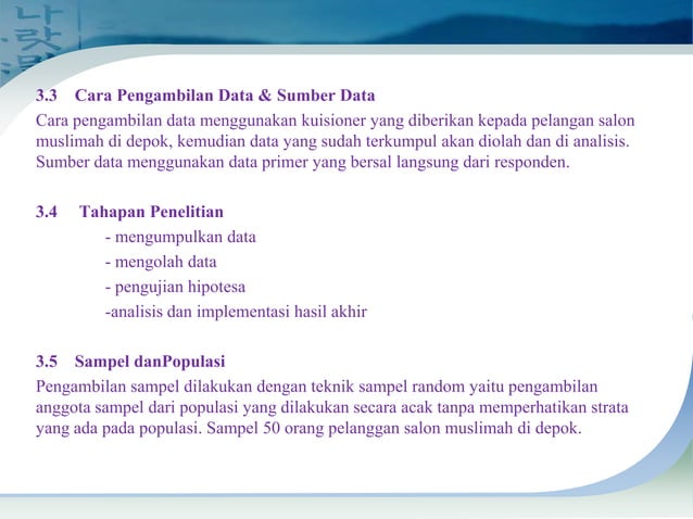 Powerpoint metode riset novia | PPT