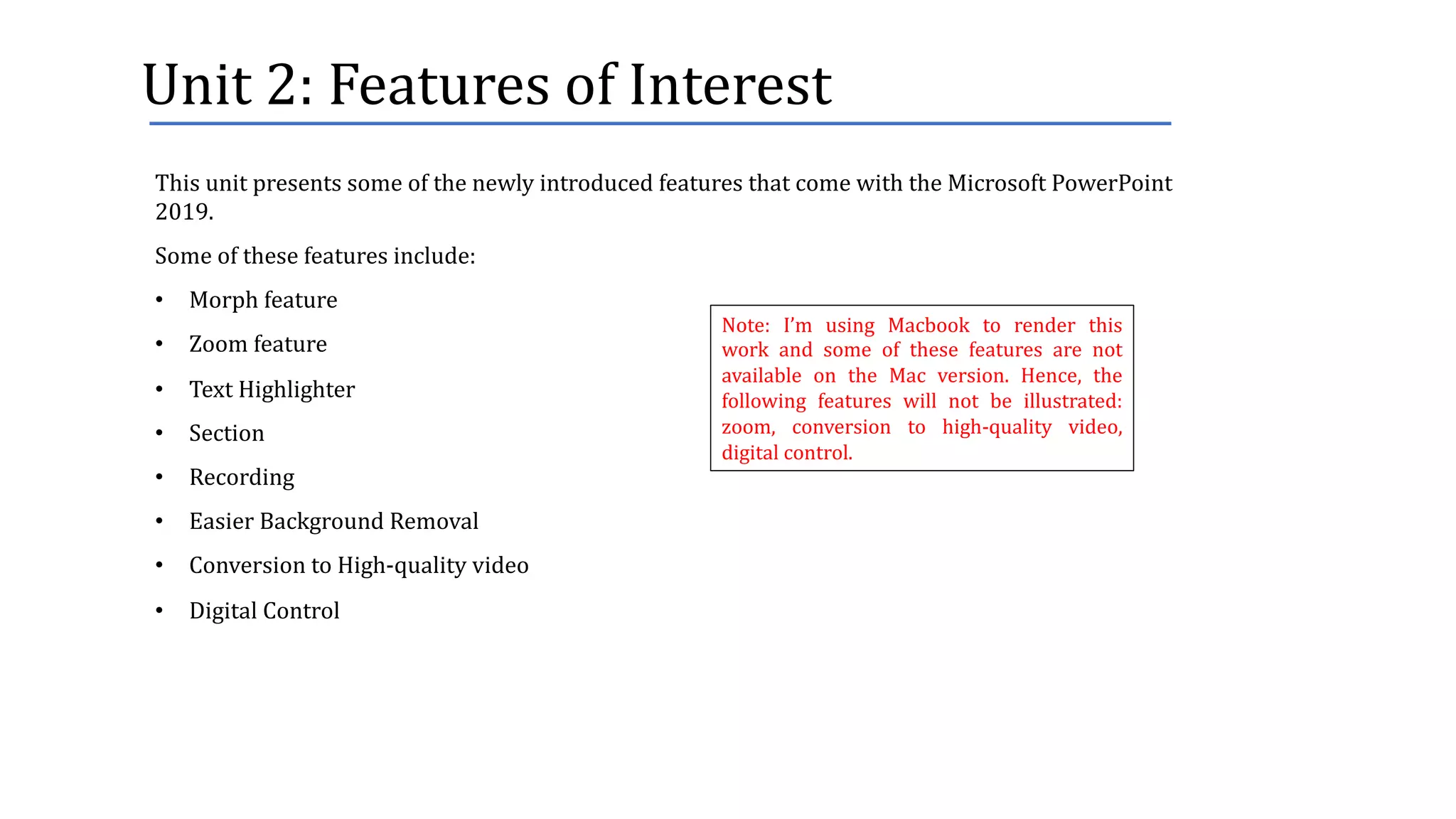 Microsoft PowerPoint 2019 - New Features | PDF