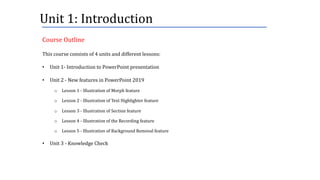 Microsoft PowerPoint 2019 - New Features | PDF