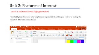 Microsoft PowerPoint 2019 - New Features | PDF | Computer Software and ...