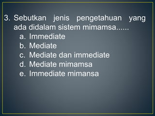 Power point mimamsa | PPTX