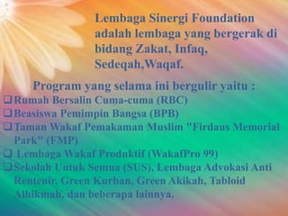Rumah Bersalin Cuma-cuma (RBC) Sinergi Foundation Bandung | PPT