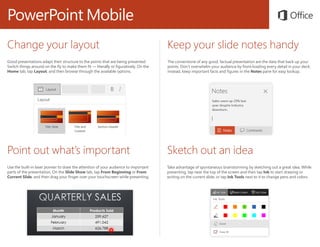 Microsoft PowerPoint Mobile | PDF