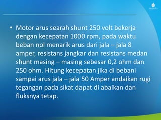 Modul Pembelajaran Teknik Listrik mesin Arus Searah | PPT
