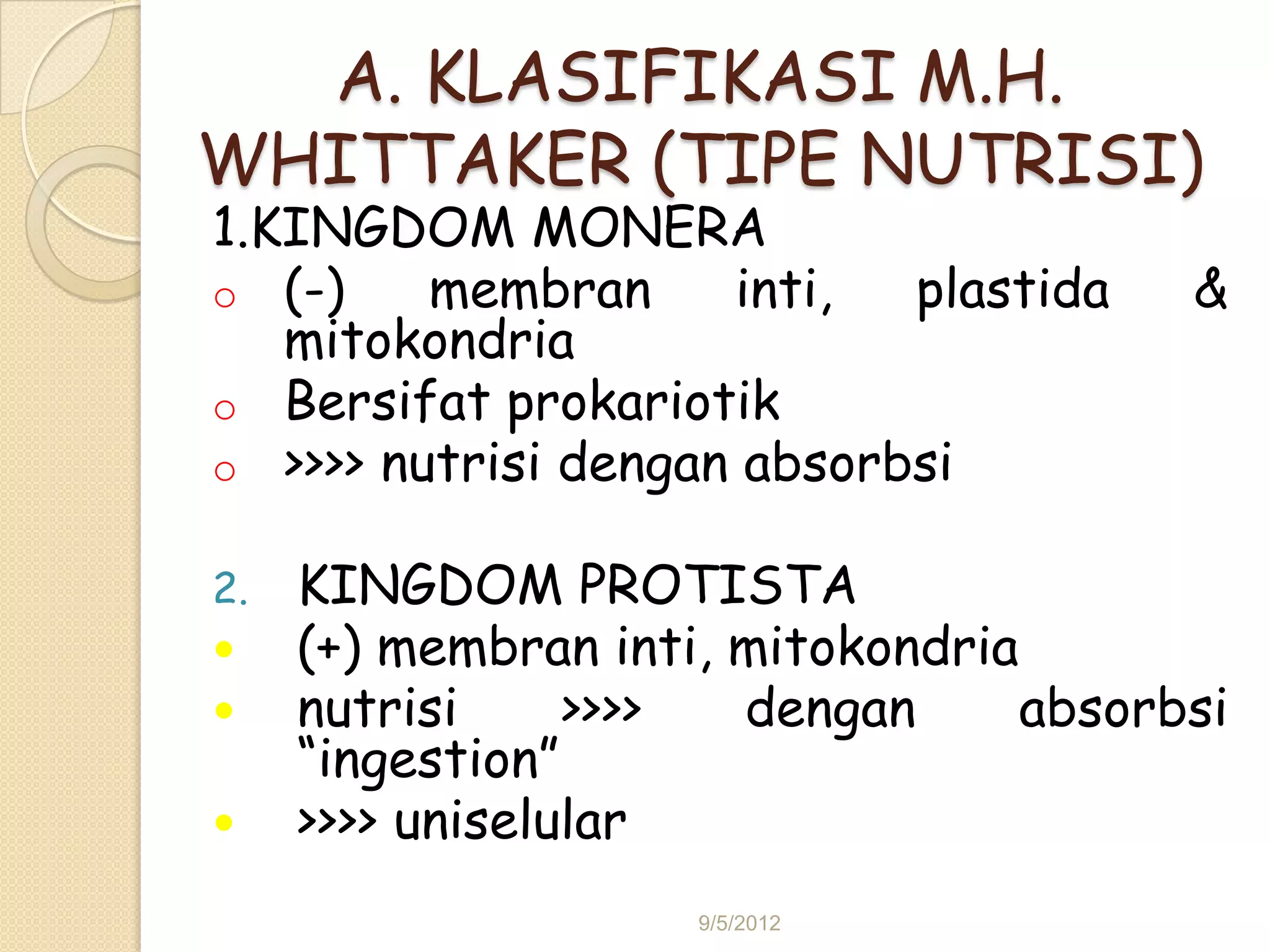 Power point monera | PPTX