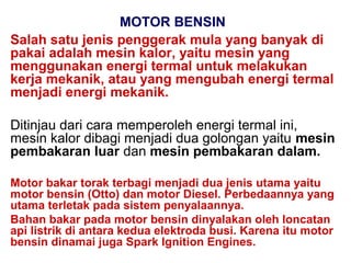 motor bensin | PPT