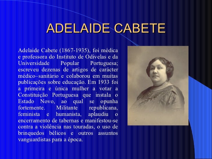 Powerpoint Mulheres Portuguesas CéLebres