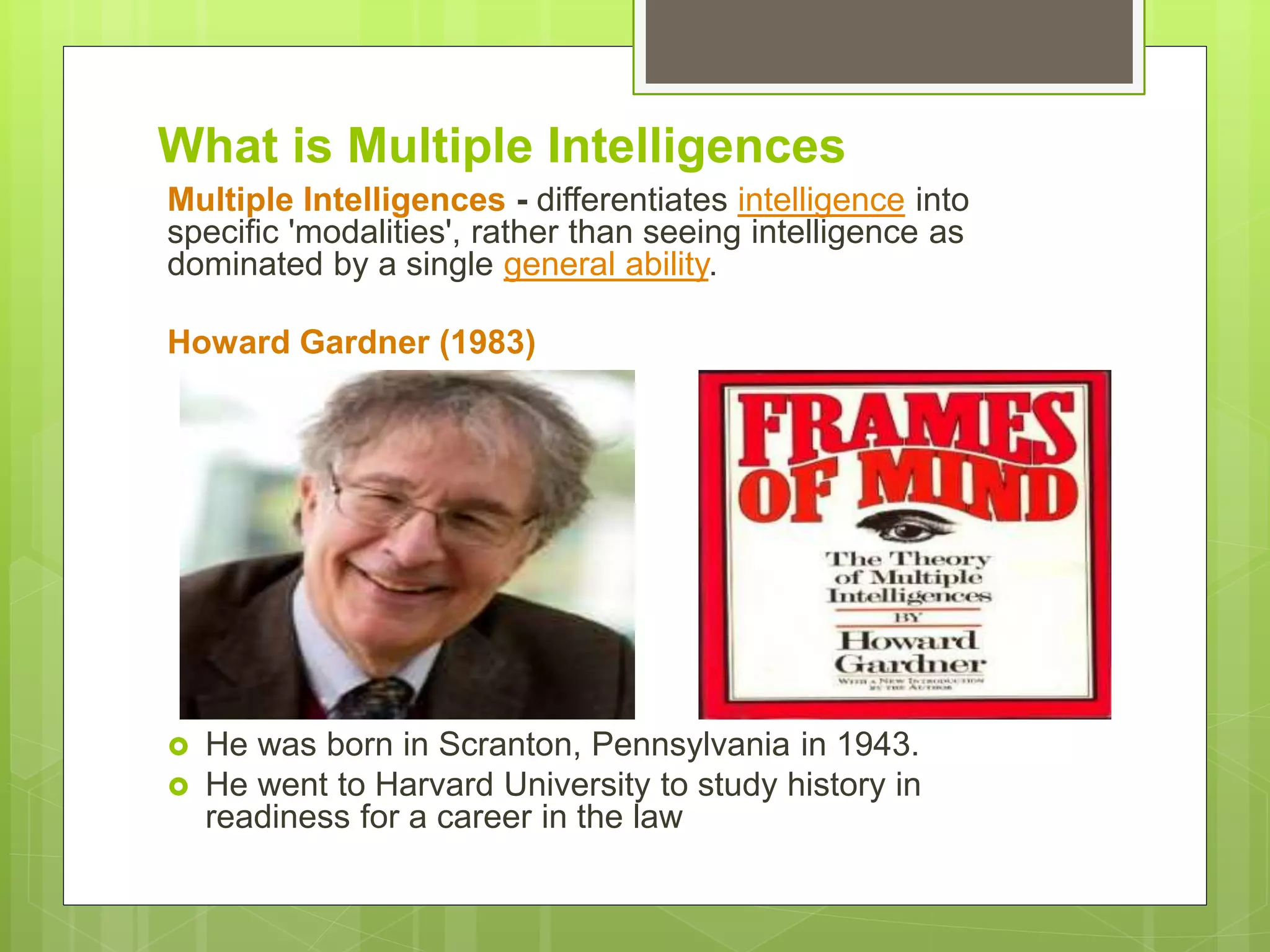 TC II - Multiple Intelligence | PPTX