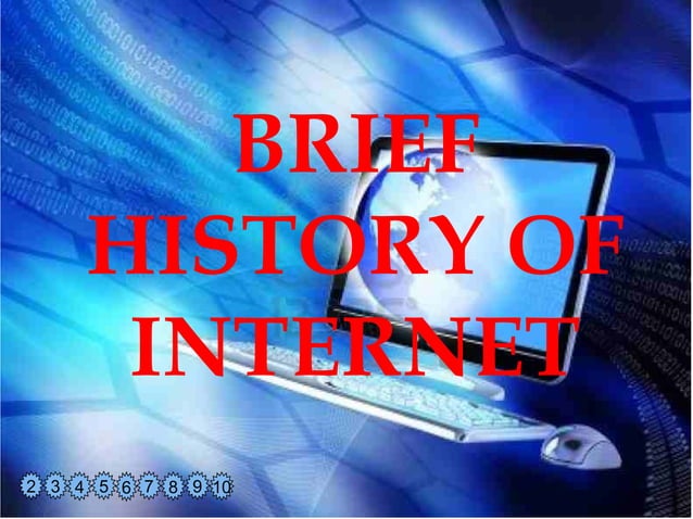 A Brief History of Internet | PPT