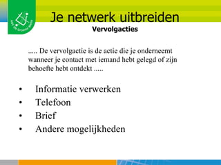 Powerpoint Netwerken Is Net Werken | PPT