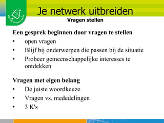 Powerpoint Netwerken Is Net Werken | PPT