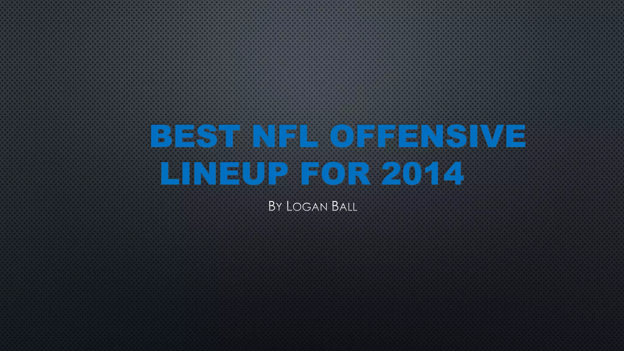 Powerpoint nfl lineup | PPTX